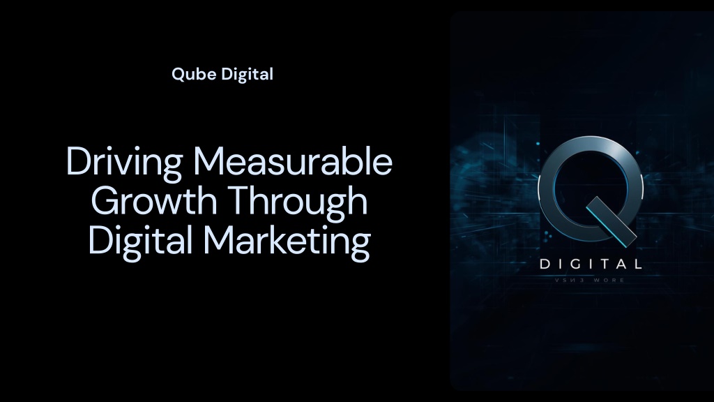PPT - Qube Digital PowerPoint Presentation, free download - ID:14768519