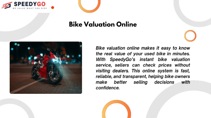 PPT - Bike Valuation Online Made Easy PowerPoint Presentation, free ...