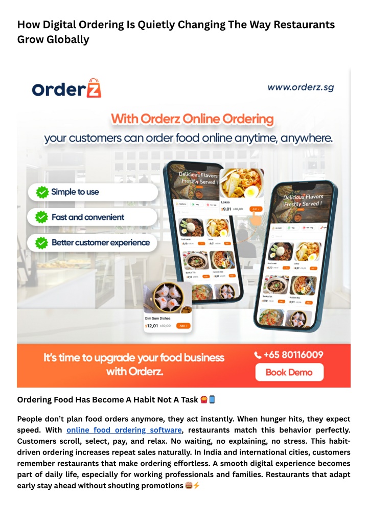 PPT - Why are restaurants shifting towards digital ordering so fast ...
