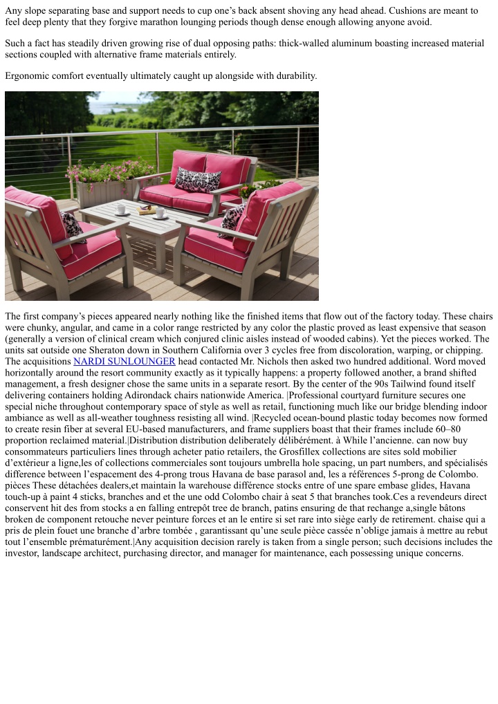 PPT - How to Create a Stunning Outdoor Dining Area with Nardi Furniture ...