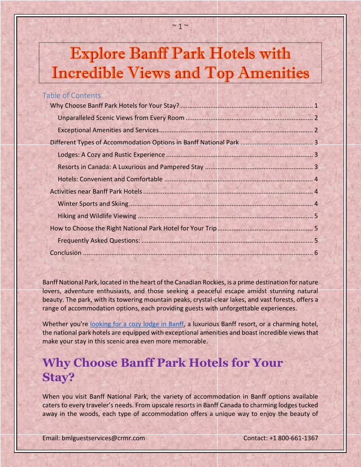 PPT - Explore Hotels with Incredible Views and Top Amenities PowerPoint ...
