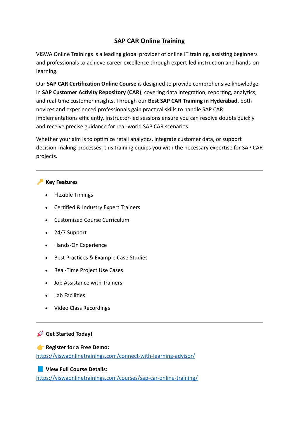 PPT - SAP CAR Online Training by Real-time Trainer in India PowerPoint ...