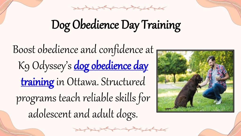 PPT - Dog Obedience Day Training PowerPoint Presentation, free download ...