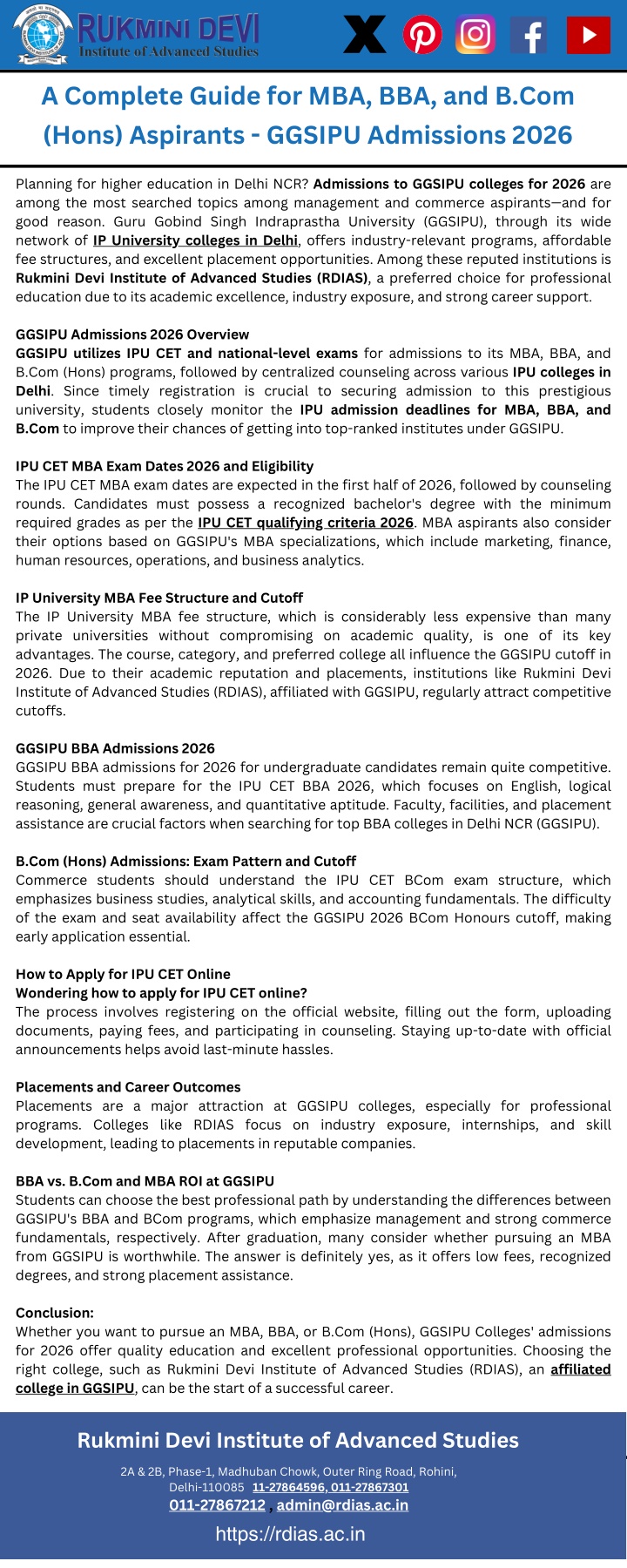 PPT - Your Complete Guide to IPU BBA Admissions 2026: Top IPU ...
