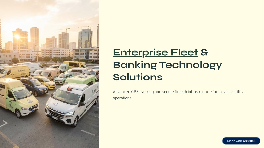 PPT - Enterprise-Fleet-and-Banking-Technology-Solutions PowerPoint ...
