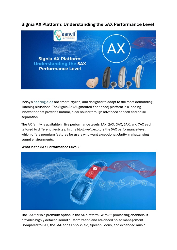 PPT - Signia AX Platform: Understanding the 5AX Performance Level ...