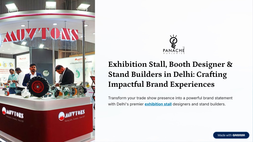 PPT - Creative Exhibition Stall & Booth Designers in Delhi PowerPoint ...