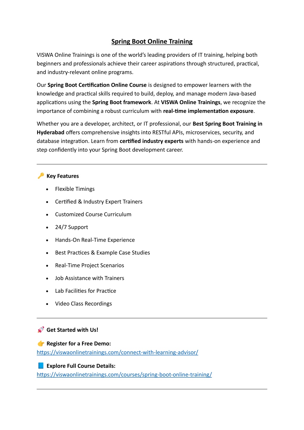 PPT - Spring Boot Course Online Training Classes from India PowerPoint ...