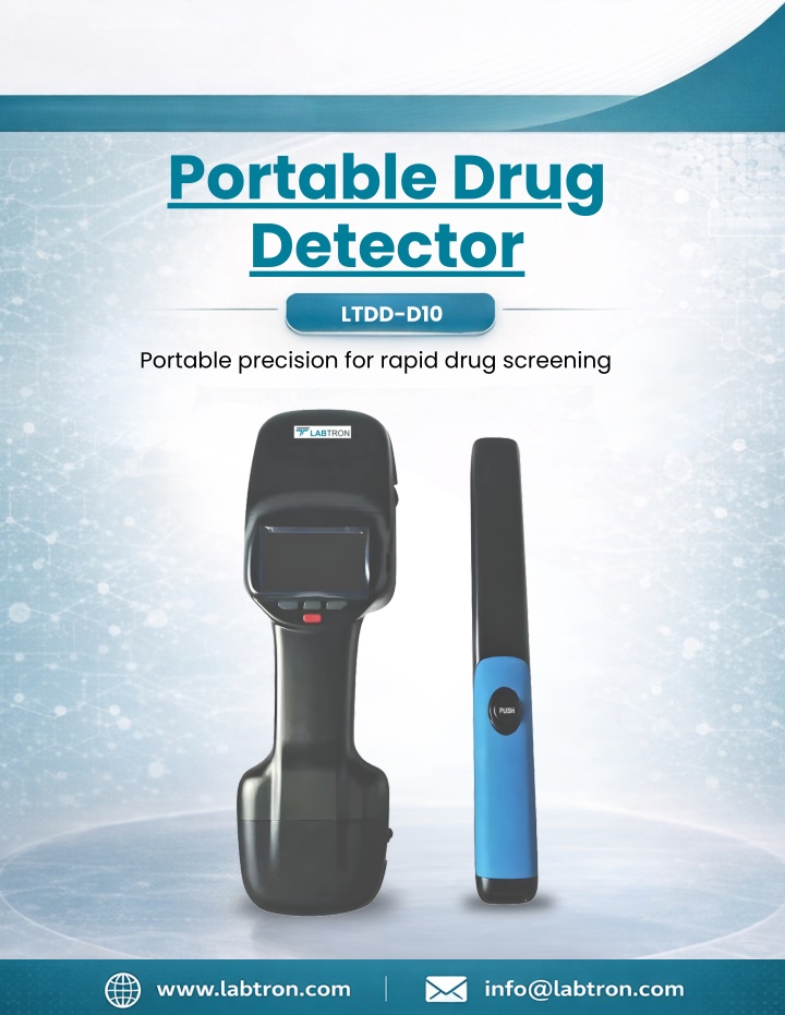 PPT - Portable Drug Detector LTDD-D10 - Portable Narcotics Detector ...