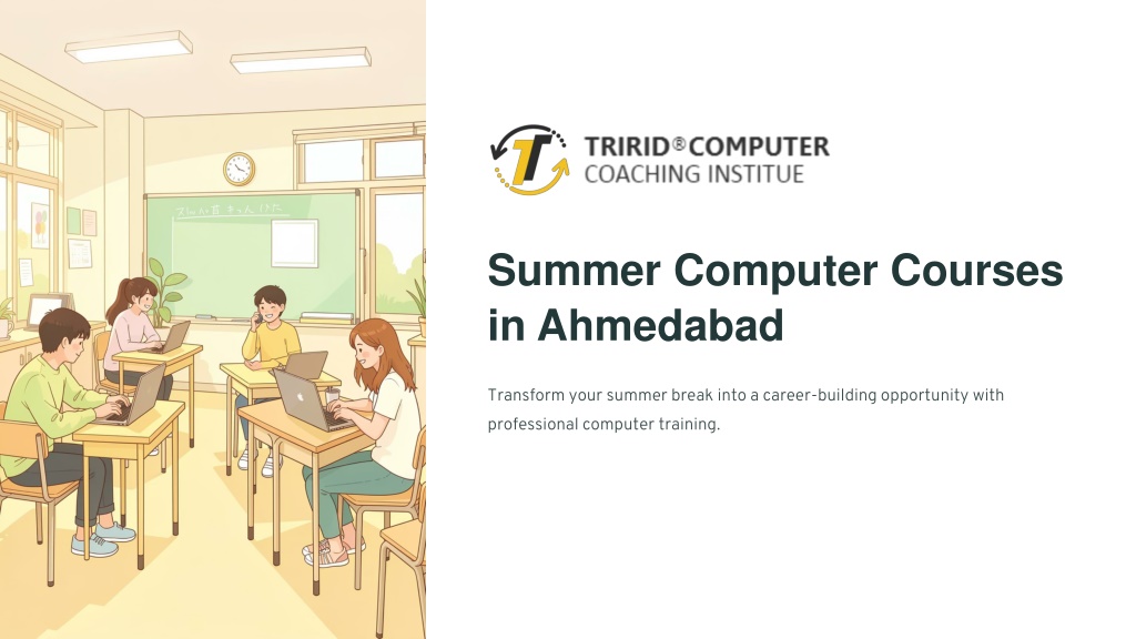 PPT - Summer Computer Courses in Ahmedabad - TCCI PowerPoint ...
