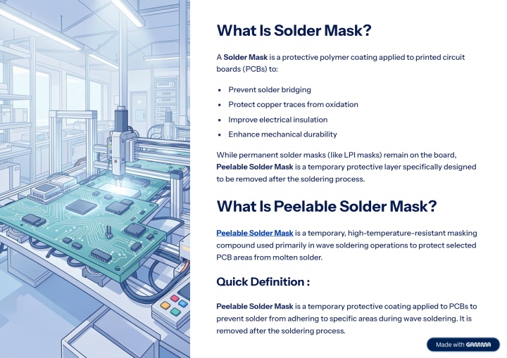 PPT - Peelable Solder Mask for Wave Soldering Complete Technical Guide ...