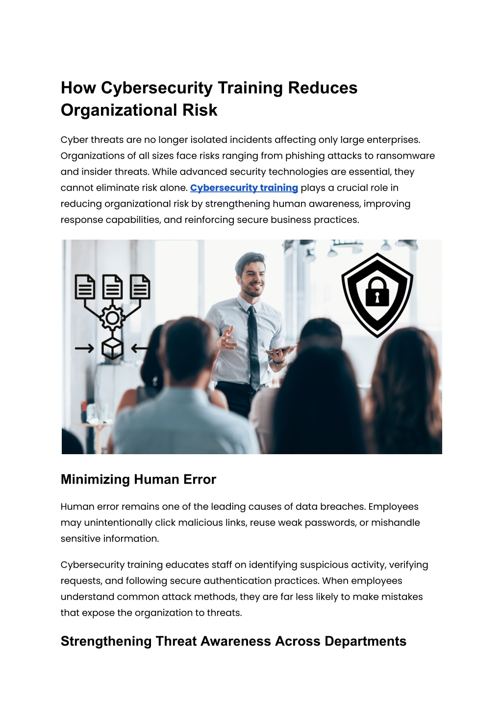 PPT - How Cybersecurity Training Reduces Organizational Risk PowerPoint ...
