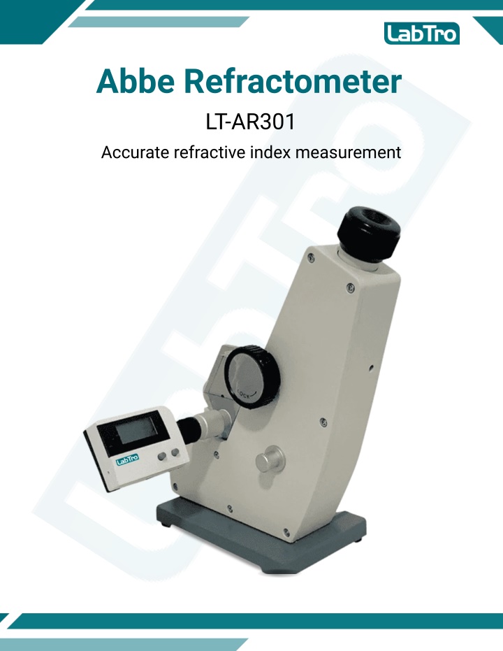 PPT - Abbe Refractometer LT-AR301- Digital abbe refractometer ...