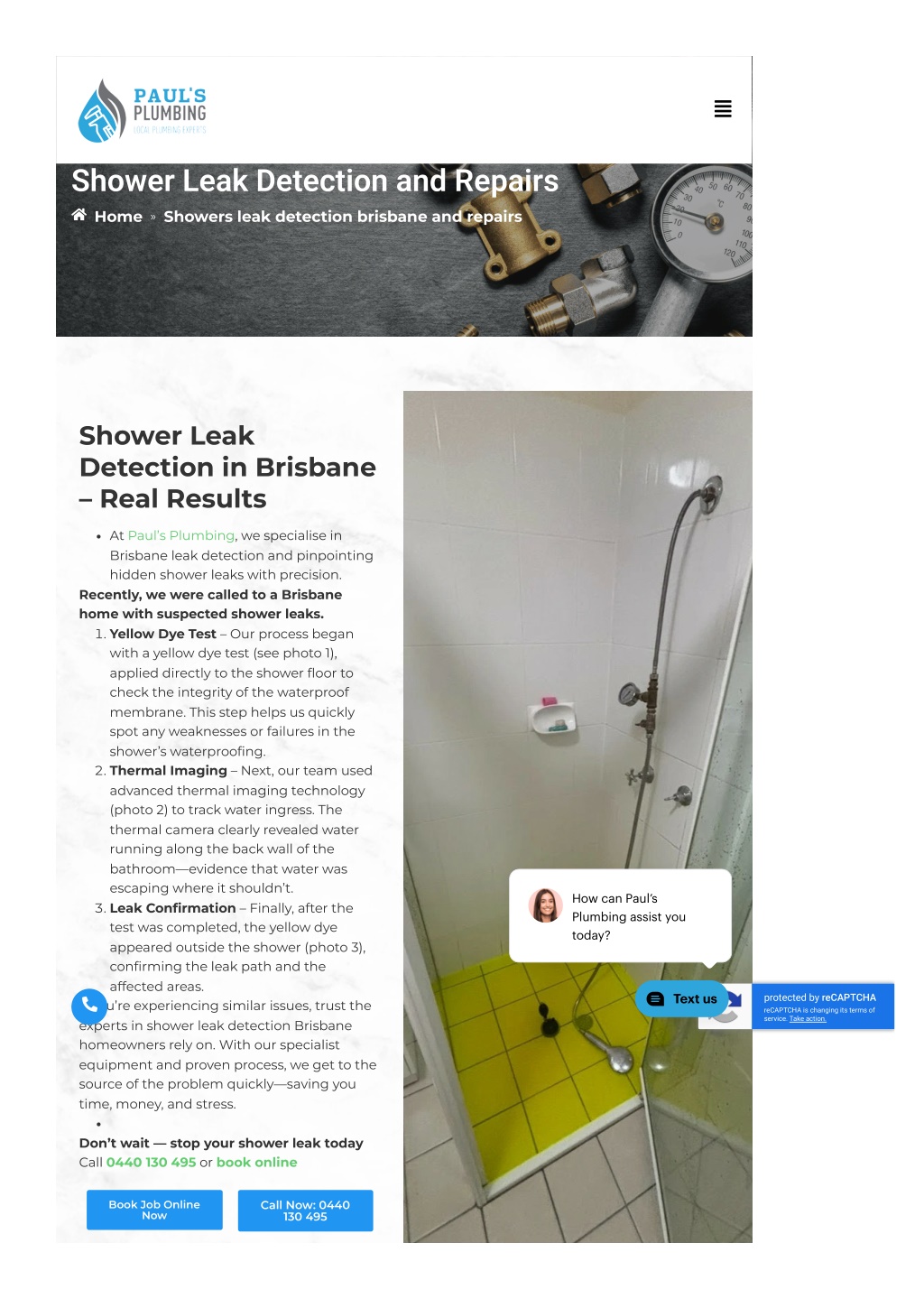 PPT - paulsplumbing-com-au-shower-leak-detection-and-repairs ...